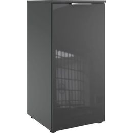 wimex Kommode &raquo;Level36 C by fresh to go&laquo; mit Glaselementen auf der Front, soft-close Funktion, 41cm breit grau Holzwerkstoff B/H/T: 41cm x 92cm x 41cm, 1 