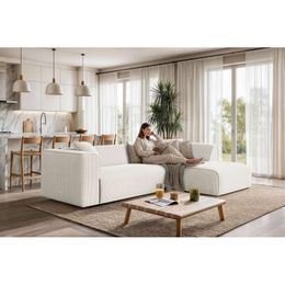OTTO home Ecksofa &raquo;Merid L-Form, Sofa-Fix, B: 254 cm - OTTO. Verl&auml;ssliche Qualit&auml;t.&laquo; Ottomane rechts/links, belastbar bis 460kg, nicht modulare Sofa 
