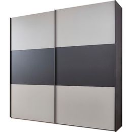 Wiemann Schwebet&uuml;renschrank &raquo;Korfu&laquo; hochwertige Beschl&auml;ge grau B/H/T: 197,3cm x 236cm x 67cm, T&uuml;ren: 2 Stk.