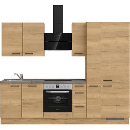 Nobilia K&uuml;chenzeile &raquo;"Structura II", NEU: individuell anpassbar mit gratis Profi-Beratung&laquo; vormontiert, Breite 270 cm, Ausrichtung w&auml;hlbar, wahlw. mit