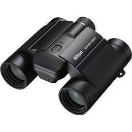 Nikon Fernglas &raquo;STABILIZED 12X25&laquo; schwarz Kunststoff Der gro&szlig;e, leichtg&auml;ngige zentrale Fokussierknopf verf&uuml;gt &uuml;ber ein geriffeltes Design, mit dem sich die 