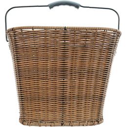 SachsenRad Fahrradkorb &raquo;Lenkerkorb mit Tragegriff&laquo; braun B/H/T: 17cm x 27cm Fahrradkorb