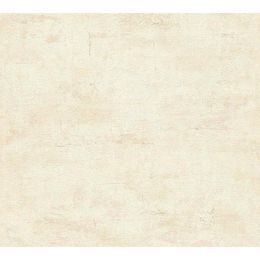 Daniel Hechter Vliestapete &raquo;Best of Wood`n Stone 2nd Edition&laquo; used Struktur Tapete Einfarbig beige Vinyl, Vlies B/L: 0,53m x 10,05m