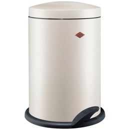 Wesco M&uuml;lleimer &raquo;116 Alpha&laquo; 1 Beh&auml;lter Tretabfallsammler, 13 Liter beige Stahlblech B/H/T: 30cm x 42,5cm x 30cm, 13 l