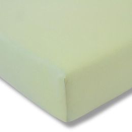 Estella Spannbettlaken &raquo;Kinder-Feinjersey&laquo; f&uuml;r Kinder mit perfekter Passform gr&uuml;n Jersey, Obermaterial: 100% Baumwolle B/L: 70cm x 140cm, 1 Stk., Jersey, 