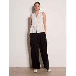 Apricot Damen Shorts "Schmale Hose", schwarz, Gr. 36, uni, gewebt, Obermaterial: 100% Polyester PES., Hosen, mit weitem Bein