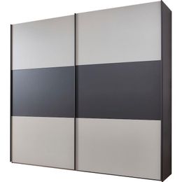 Wiemann Schwebet&uuml;renschrank &raquo;Korfu&laquo; hochwertige Beschl&auml;ge grau B/H/T: 197,3cm x 217cm x 67cm, T&uuml;ren: 2 Stk.