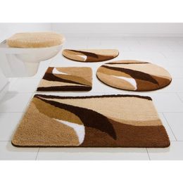 OTTO home Badematte &raquo;Magnus, Badvorleger, Badezimmer Teppich&laquo; H&ouml;he 20 mm rutschhemmend beschichtet schnell trocknend strapazierf&auml;hig mehrfarbig, 