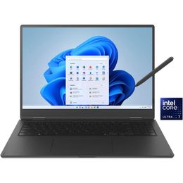 LG Convertible Notebook &raquo;Gram Pro 16" 2in1, 16GB RAM, 1TB SSD, Windows 11 Home,&laquo; 40,6 cm / 16 &prime;&prime; Intel Core Ultra 7 ARC 1.000 GB SSD schwarz