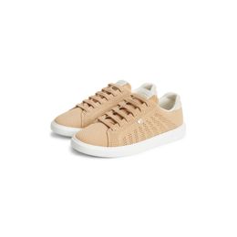 Tommy Hilfiger Damen Sneaker "TH ICON LIGHT KNIT SNEAKER", Gr. 38beige, Lederimitat, Textil, Schuhe, Freizeitschuh, Halbschuh, Schn&uuml;rschuh in