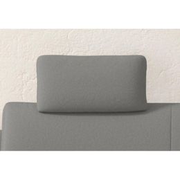 Sit & More sit&more Kopfst&uuml;tze &raquo;Panini&laquo; 2 St&uuml;ck im Set silber B/H/T: 50cm x 25cm x 11cm, Luxus-Microfaser Paris