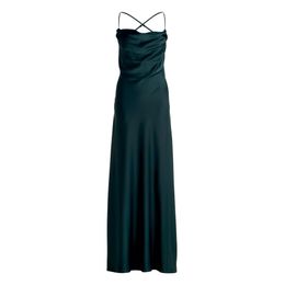 Vera Mont Abendkleid mit Wasserfallausschnitt in Dusty Slate | Gr.: 32