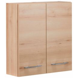 Welltime H&auml;ngeschrank &raquo;Portofino&laquo; braun Holzwerkstoff, Melamin edelbuchefarben/edelbuchefarben, B/H/T: 60cm x 64cm x 20cm, T&uuml;ren: 2 Stk.