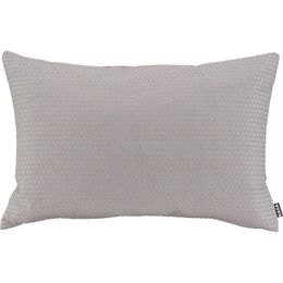 HOCK Dekokissen &raquo;Miss Dots Kissen&laquo; mit Punkten, Kissenh&uuml;lle mit F&uuml;llung, 1 St&uuml;ck grau Baumwolle, Polyester B/L: 40cm x 60cm, 1 Stk.