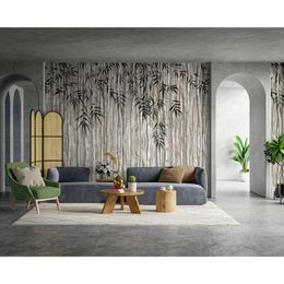marburg Fototapete &raquo;Feelija&laquo; matt glatt moderne Tapete f&uuml;r Wohnzimmer Schlafzimmer K&uuml;che beige Vlies B/L: 4,24m x 3,4m, Rollen: 1