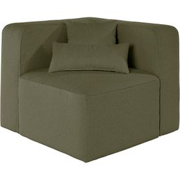 Home Affaire Sofa-Eckelement &raquo;Sundstrup&laquo; Modulserie, individuelle Zusammenstellung gr&uuml;n 93% Polyester, 6% Acryl, 1% Baumwolle Boucl&eacute;