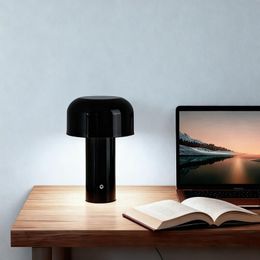 OTTO home LED Tischleuchte &raquo;Ronno&laquo; LED-Modul 1 Stk. warmwei&szlig; - kaltwei&szlig; USB-C, Akku, Typ-C-Ladekabel, CCT, Tischlampe kabellos, Akkulampe schwarz 1, &Oslash;