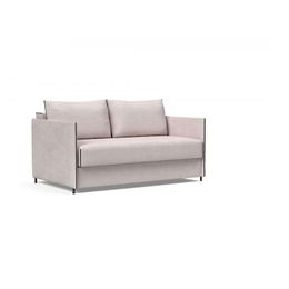 INNOVATION LIVING 3-Sitzer &raquo;Luoma, gro&szlig;e Liegefl&auml;che, Schlafsofa&laquo; Multifunktionssofa mit schmalen Armlehnen, Kontrastn&auml;hen, Bettfunktion beige B/H/T: 
