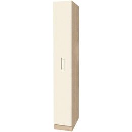 Wiho-K&uuml;chen wiho K&uuml;chen Apothekerschrank &raquo;Kiel&laquo; Auszug mit 4 Ablagef&auml;chern beige B/H/T: 30cm x 200cm x 57cm
