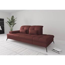 Sit & More sit&more Recamiere &raquo;Amica, inkl. Sitztiefenverstellung und Armteilverstellung&laquo; wahlweise mit Kopfteilverstellung und Stauraum braun B/H/T: 231cm x 