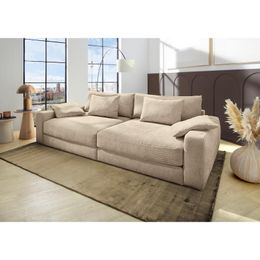 Jockenh&ouml;fer Big-Sofa &raquo;Milano XXL, B: 290 cm&laquo; mit Zierkissen, Relaxfl&auml;che 120x240 cm, Federkern beige Korpus: 100% Polyester;Kissen: 100% Polyester B/H/T: 290cm x 