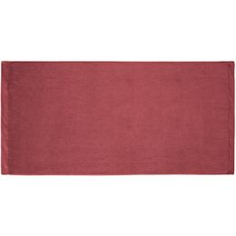 Strandtuch &raquo;Heckettlane Strandtuch Premium&laquo; Strandtuch aus hochwertige Baumwolle, 650gr/m&sup2; rot Frottee, Baumwolle B/L: 90cmx180cm, 1 Stk., Frottee