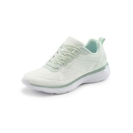 Lascana Sneaker in wei&szlig;/hellgr&uuml;n | Gr.: 36