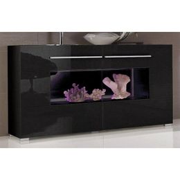 Sideboard &raquo;Aqua&laquo; Breite 120 cm schwarz Einheitsgr&ouml;&szlig;e