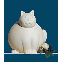 Gilde Dekofigur &raquo;Katze Molli, creme-wei&szlig;&laquo; Dekoobjekt, Tierfigur, H&ouml;he 30 cm, aus Keramik, Wohnzimmer beige Keramik B/H/T: 27cm x 30cm x 26cm, Katze