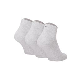 Tamaris Damen Kurzsocken "Socken Comfort Cotton Quarter 3-Pack 3er Pack", Gr. 35, grau, Obermaterial: 80% Baumwolle CO. 18% Polyamid PA. 2% Elasthan