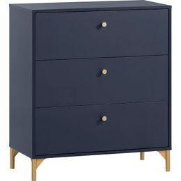 Schildmeyer Kommode &raquo;Alfa, Kommode, melaminharzbeschichtet, Made in Germany, B: 80 cm&laquo; Solide Verarbeitung - Dieses Produkt ist in Deutschland gefertigt blau B/H/