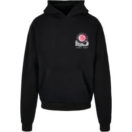 Merchcode Herren Kapuzensweatshirt "Merchcode Sunset Charm Oversized Hoody", schwarz, Gr. XXL, bedruckt, 100% Baumwolle, Sweatshirts