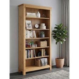 OTTO home B&uuml;cherregal &raquo;Rauna&laquo; aus massiver Kiefer, Breite 96 cm, FSC zertifiziert braun Massivholz B/H/T: 96cm x 180cm x 38cm, 6 Stk.