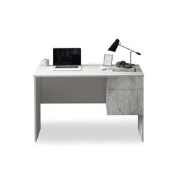 Home Affaire Schreibtisch &raquo;Coro, kleiner Computertisch, B&uuml;rotisch&laquo; mit 1 T&uuml;r & 1 Schublade, Breite 110 cm, Made in Italy wei&szlig; B/H/T: 110cm x 75cm x 