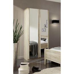 Wiemann Kleiderschrank &raquo;Meran&laquo; beige Holzwerkstoff B/H/T: 99,4cm x 196cm x 58cm, T&uuml;ren: 2 Stk.