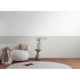 Livingwalls living walls Vliestapete &raquo;Wallpanel Tapete Wandpaneele Mustertapete Holzpaneele Natur&laquo; matt strukturiert Vliestapete Holz-Optik f&uuml;r Schlafzimmer K&uuml;che