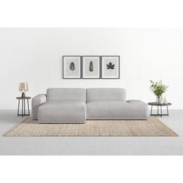 Trendmanufaktur Ecksofa &raquo;Braga, mit hochwertigem Kaltschaum, L-Form, in Cord erh&auml;ltlich&laquo; modernes Sofa, Couch mit hohem Sitzkomfort, 275/72/160 cm (B/
