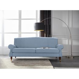 Home Affaire 3-Sitzer &raquo;Rennes&laquo; in Samtoptik oder Baumwoll-Mix blau Samtoptik ( 100% Polyester);Baumwollmix (50% Baumwolle, 50% Polyester) B/H/T: 200cm