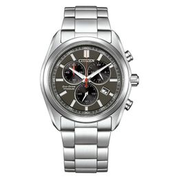 Citizen Herren Chronograph Armbanduhr, Solar, Herrenuhr, analog, Big Date, Stoppfunktion Einheitsgr&ouml;&szlig;e