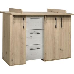 M&auml;usbacher Wickelkommode &raquo;Micha&laquo; bis 50 kg umbauf&auml;hig zur Kommode 127 cm Holzwerkstoff B/H/T: 127cm x 98cm x 71cm