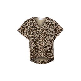 Vila T-Shirt VIPrisilla in beige schwarz | Gr.: 38