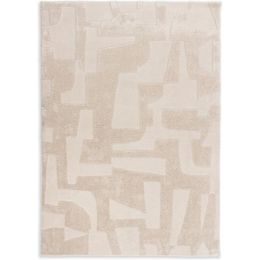 Sch&ouml;ner Wohnen Kollektion SCH&Ouml;NER WOHNEN-Kollektion Teppich &raquo;Blaze 252&laquo; organisch 28 mm H&ouml;he Indoor, pflegeleicht, verschiedene Formen, Hoch Tief Struktur beige Polyester B : 