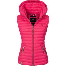 Navahoo Damen Steppweste "Shadaa", rosa, Gr. XL, Oberstoff: 100% Nylon. Futter: 100% Polyester. Wattierung: 100% Polyester, Westen, stylische