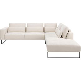 Musterring Ecksofa &raquo;JUSTB! PM100, stilvoller Lounge-Komfort von &laquo; Kollektion Bettina Zimmermann, optionaler Sitzvorzug & Fu&szlig;-Auswahl beige 94% Polyester, 6% 