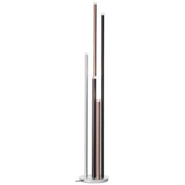 Brilliant Stehlampe &raquo;Cembalo&laquo; LED-Modul 1 Stk. Warmwei&szlig; 5flg mit Fu&szlig;dimmer, 155 cm H&ouml;he, &Oslash; 28 cm, 2200 lm, 3000 K schwarz 5, &Oslash; 27,5cm H: 155,3cm, 1 Stk.