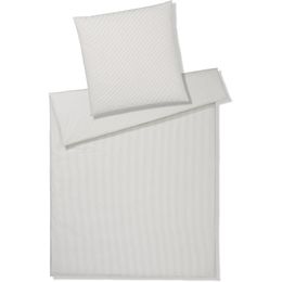 Elegante Bettw&auml;sche &raquo;Classico&laquo; 2 Stk. angenehmes Hautgef&uuml;hl grau Perkal, Obermaterial: 100% Baumwolle B/L: 135cm x 200cm, 1 Stk., 1 Stk., Perkal, B/L: 80cm x 