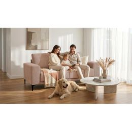 OTTO home 2-Sitzer &raquo;Xander&laquo; Breite 164 cm, Webstoff, Soft-Touch Chenille, schwarze Metallf&uuml;&szlig;e braun 90% PES, 10% NY B/H/T: 164cm x 85cm x 88cm, 