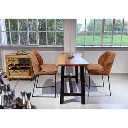 GUTMANN FACTORY Barhocker 1 Stk. tlg. rosa 100% Polyester B/H/T: 60cm x 105cm x 62cm, Chenille