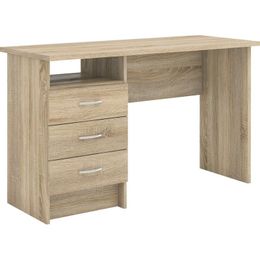 Home Affaire Schreibtisch &raquo;Function Plus, Arbeitstisch, B&uuml;rotisch&laquo; Computertisch mit 3 Schubladen, Breite 120 cm, Tiefe 48 cm braun B/H/T: 120cm x 