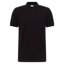 Mustang Herren Kurzarmshirt "Herren Style Pierre"schwarz, Gr. XL, Piqu&eacute;, 100% Baumwolle, Shirts